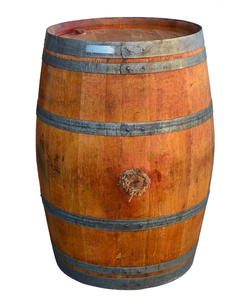 Tonneau de decoration 225 litres en bois de chêne massif- huilé, 189,90